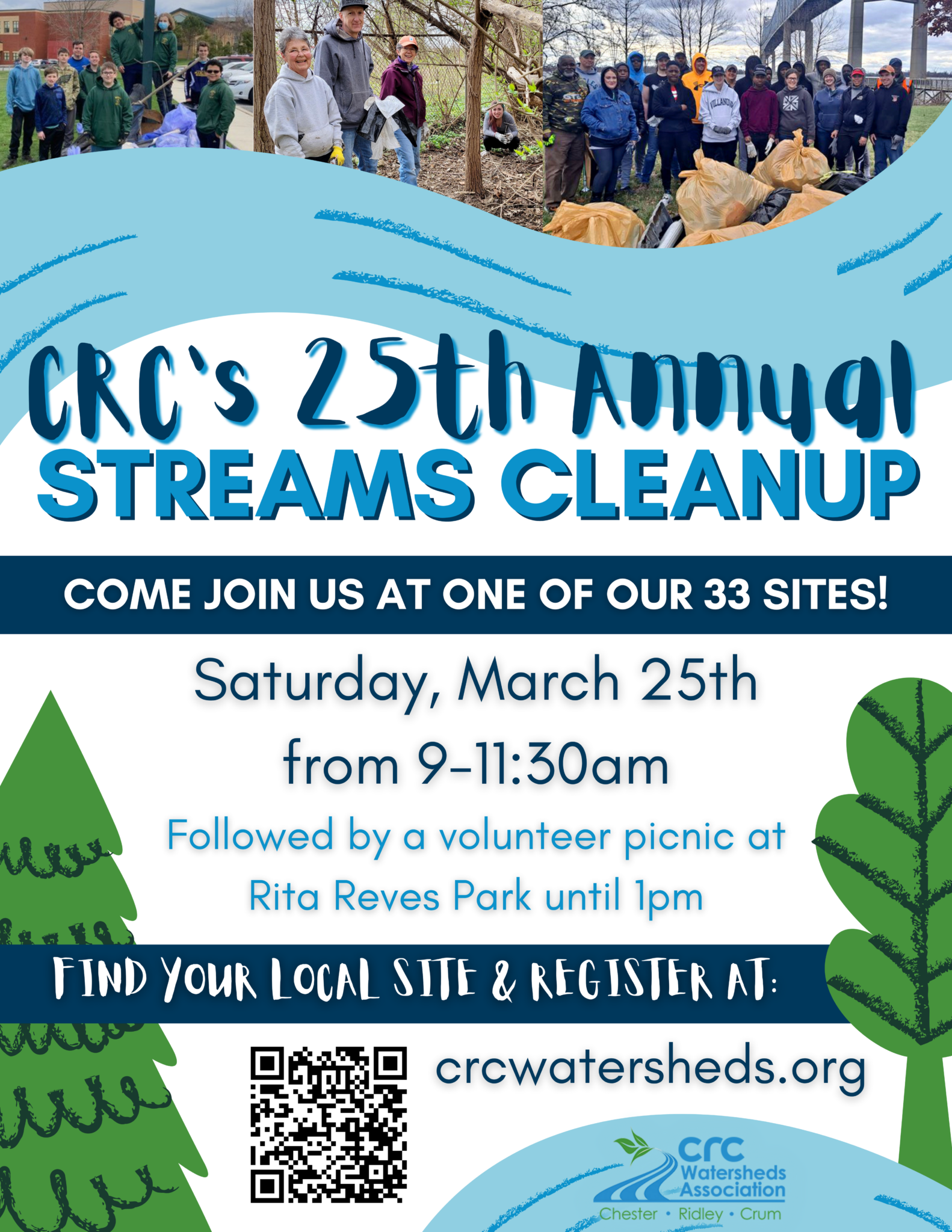 25th Annual CRC Clean up! – Chester Creek Trail